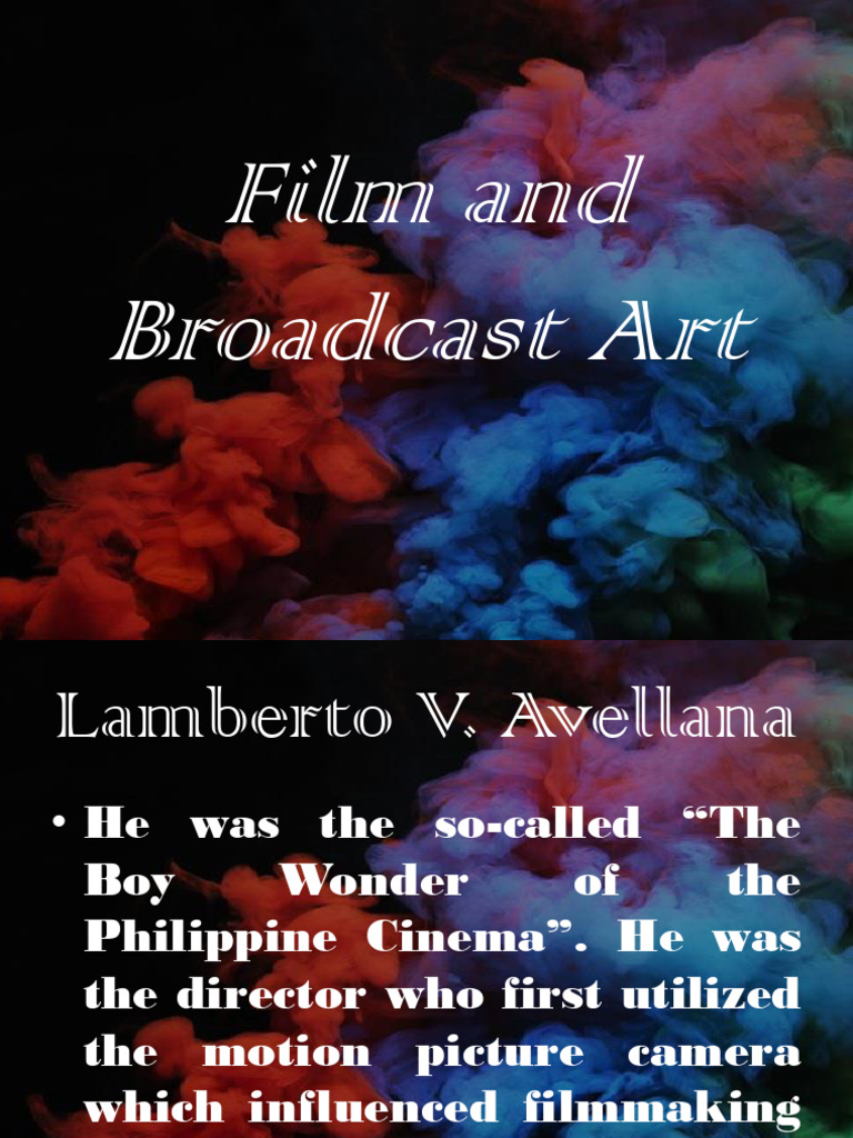 Lesson 3 National Artist Film and Broadcast Art | PDF