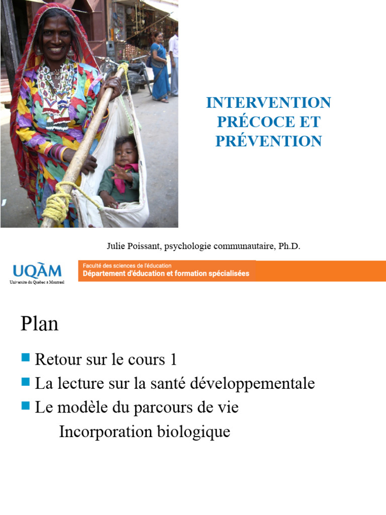 Cours 2 Modeì Le Parcours de Vie - Version Eì Tudiant | PDF ...