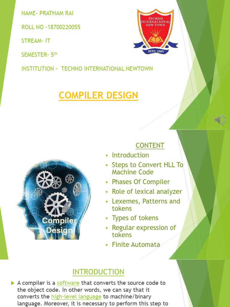 Compiler 18700220055 Prathamrai | PDF | Regular Expression | Software Engineering