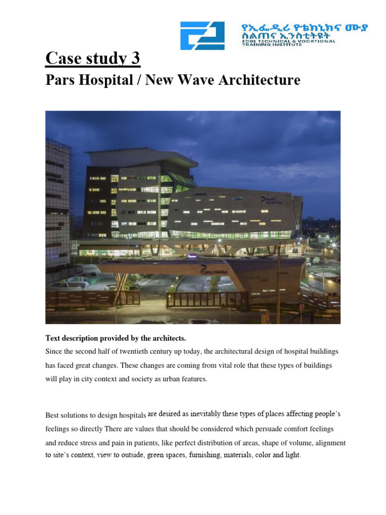 [Pars Hospital] International Case Study | PDF
