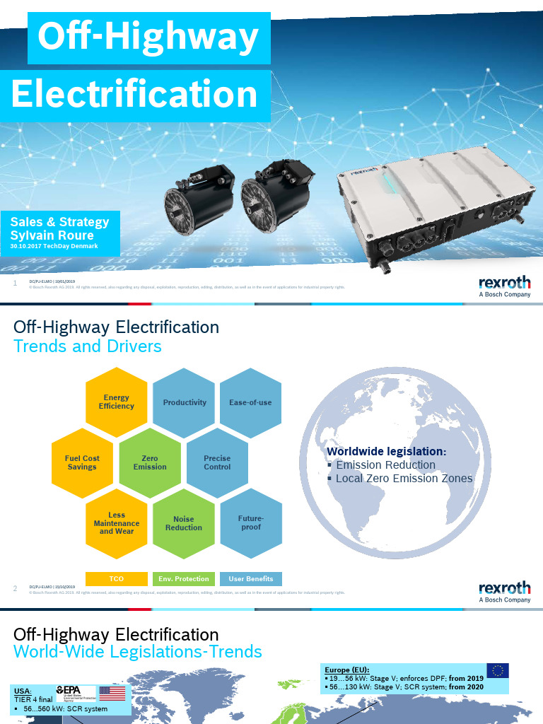 Off-Highway Electrification Sales & Strategy Sylvain Roure TechDay ...