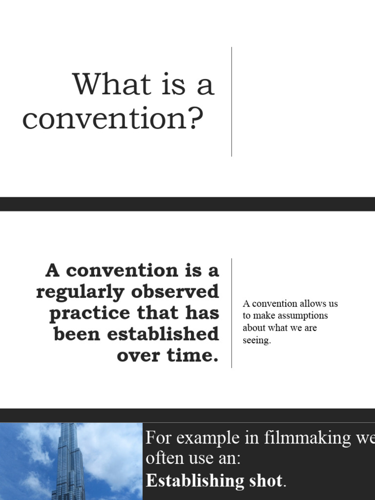 Shot Types - Conventions | PDF
