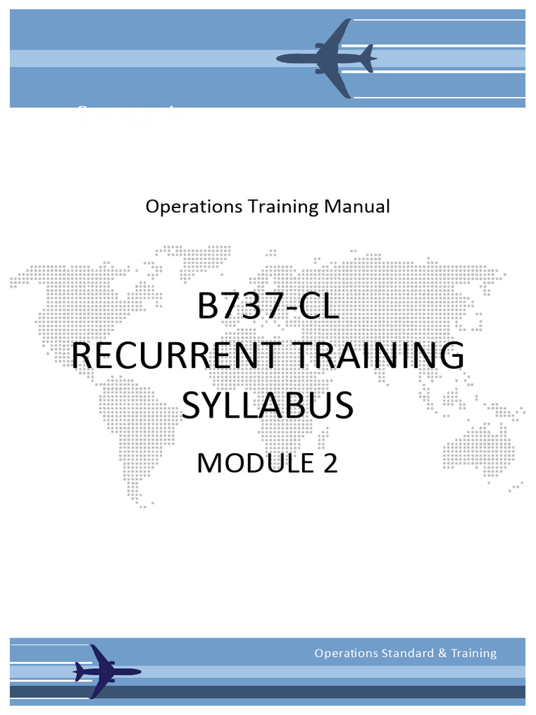 B737-CL Syllabus New | Download Free PDF | Aircraft | Aerospace