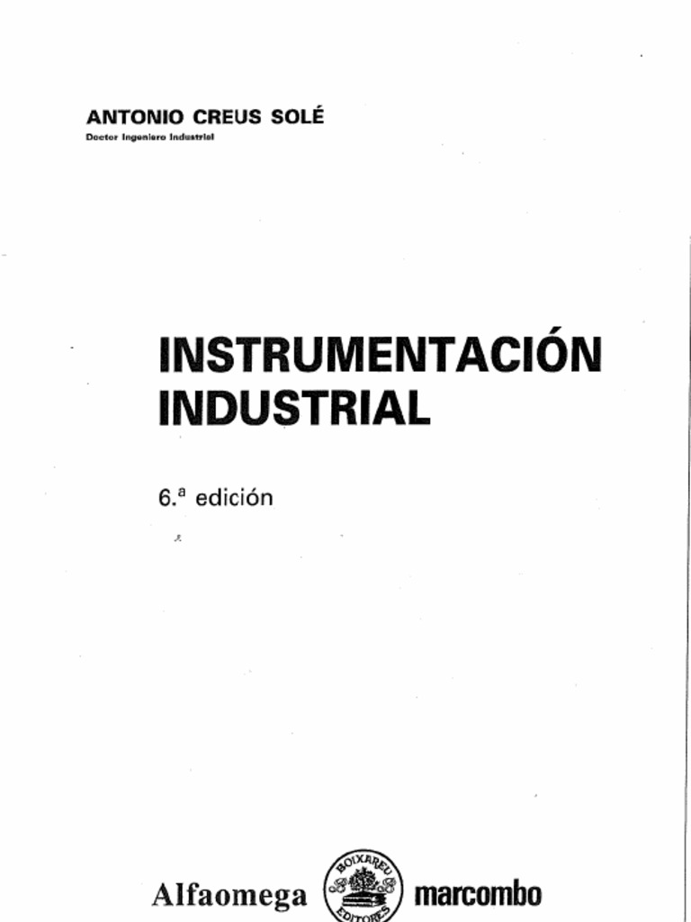 Manual Instrumentación Industrial Parte1 | PDF
