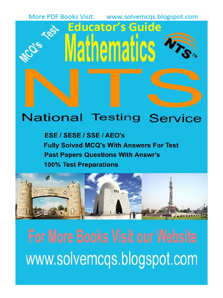 Educators Guide Mathematics For NTS Test | PDF