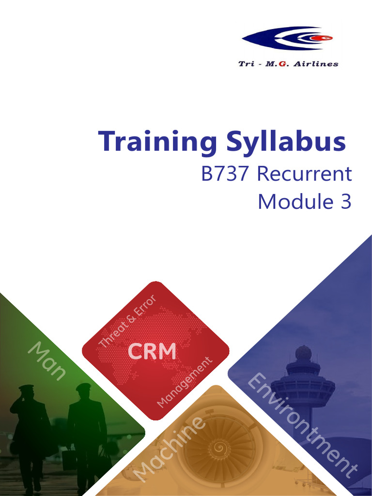 1 B737-CL Recurrent Syllabus Module 3-TMG | PDF | Takeoff | Aviation Safety