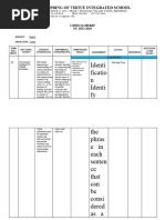 Grade 8 English Matatag Curriculum Map | PDF | Curriculum | Learning