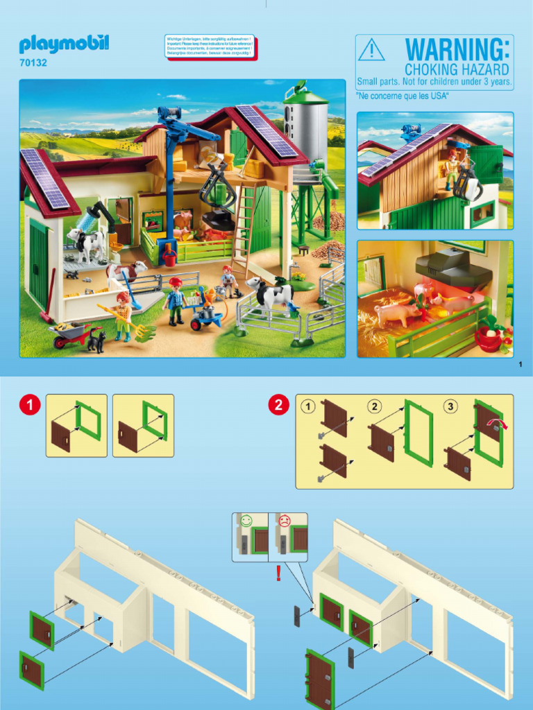 Playmobil Set 70132 Farm Large Farm With Silo | PDF