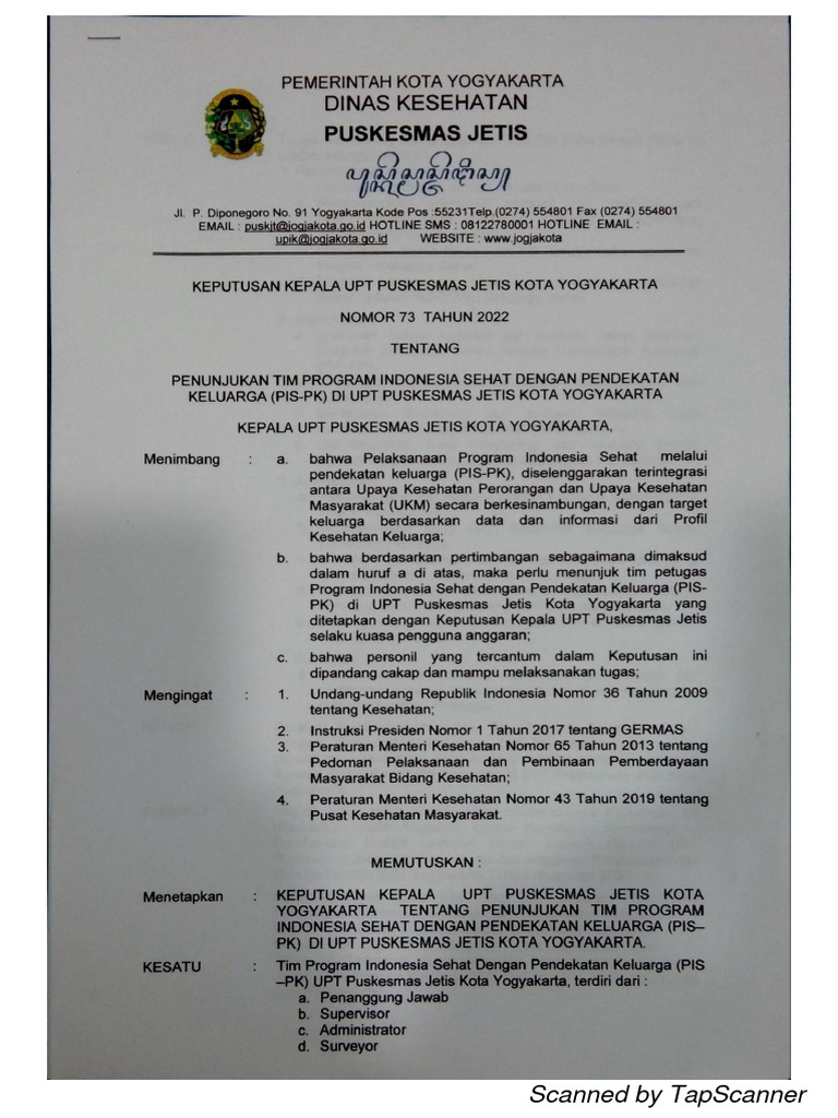 2023-07-11 14-51-26 SK Tim PISPK Tahun 2022 | PDF