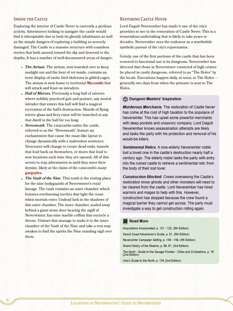 Guide-To-Neverwinter 7 | PDF | Dungeons & Dragons