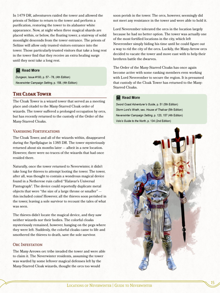 guide-to-neverwinter 16 | PDF | Forgotten Realms | Dungeons & Dragons