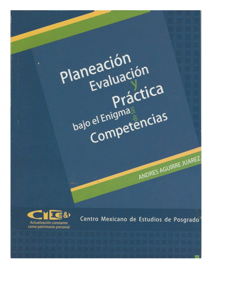 Evaluacion - Planeacion - y - Practica COMPETENCIAS | PDF | Aprendizaje | Plan de estudios