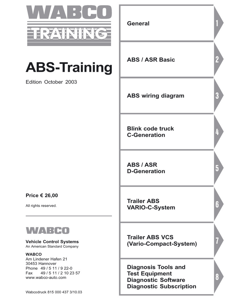 Wb Abs Trejning | PDF | Anti Lock Braking System | Brake