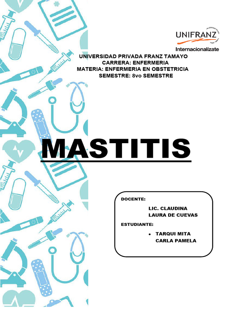 Mastitis | PDF | Pecho | Medicina