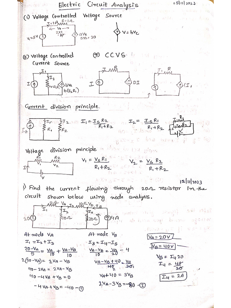 Circuit Analysis 1 | PDF