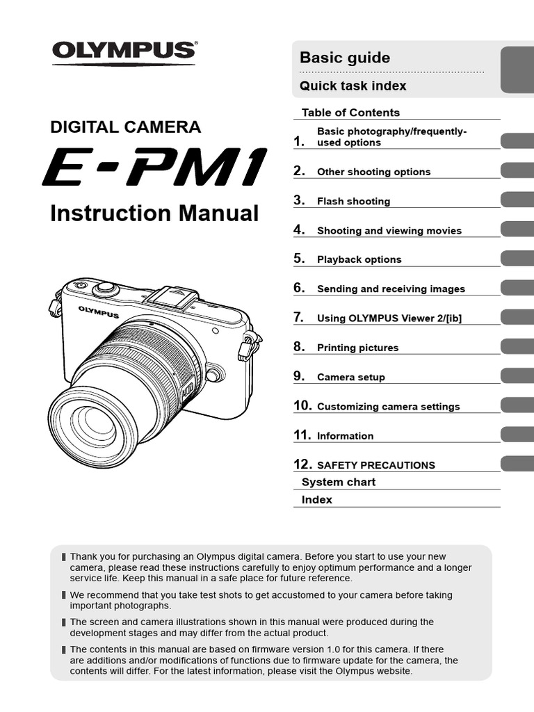 Instruction Manual: Digital Camera | PDF | Shutter (Photography) | Rechargeable Battery