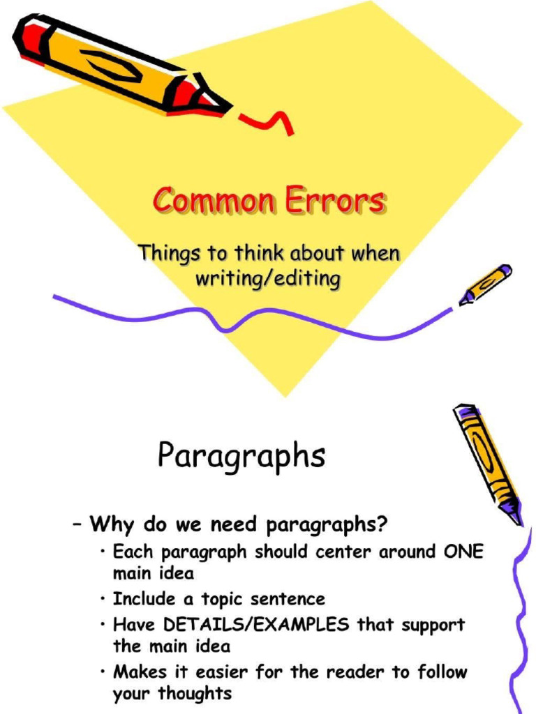 Whats Wrong in these sentences | PDF