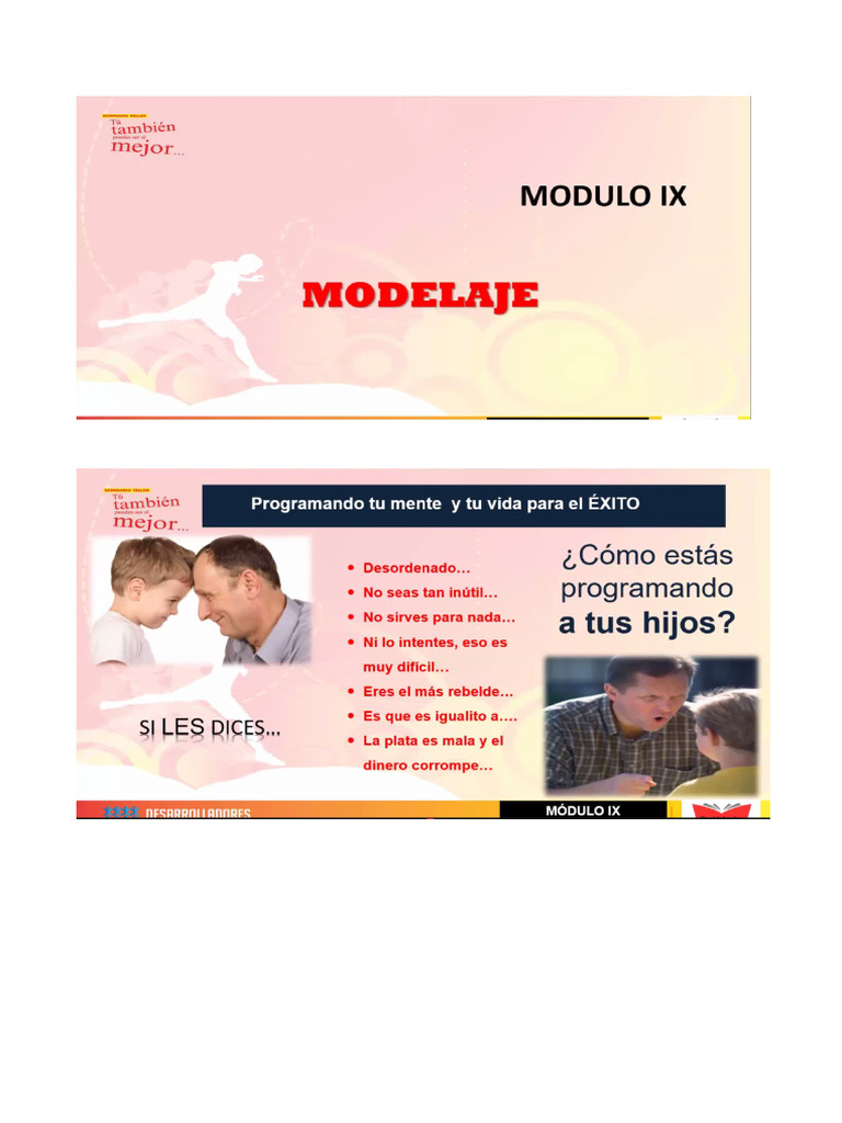 13-05 Modelaje y Rapport | PDF