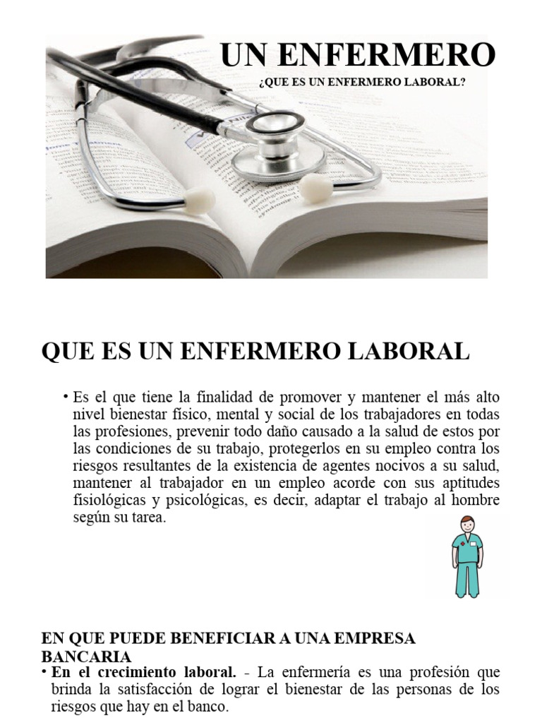 Un Enfermero | PDF | Bancos | Enfermería