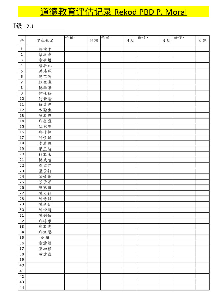 Borang Perekodan PBD 2022 | PDF