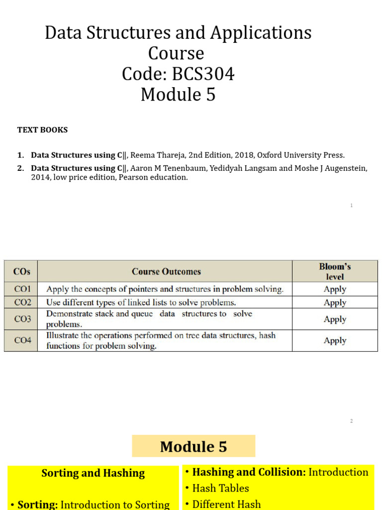 Module 5-1 | Download Free PDF | Algorithms And Data Structures | Computer Programming