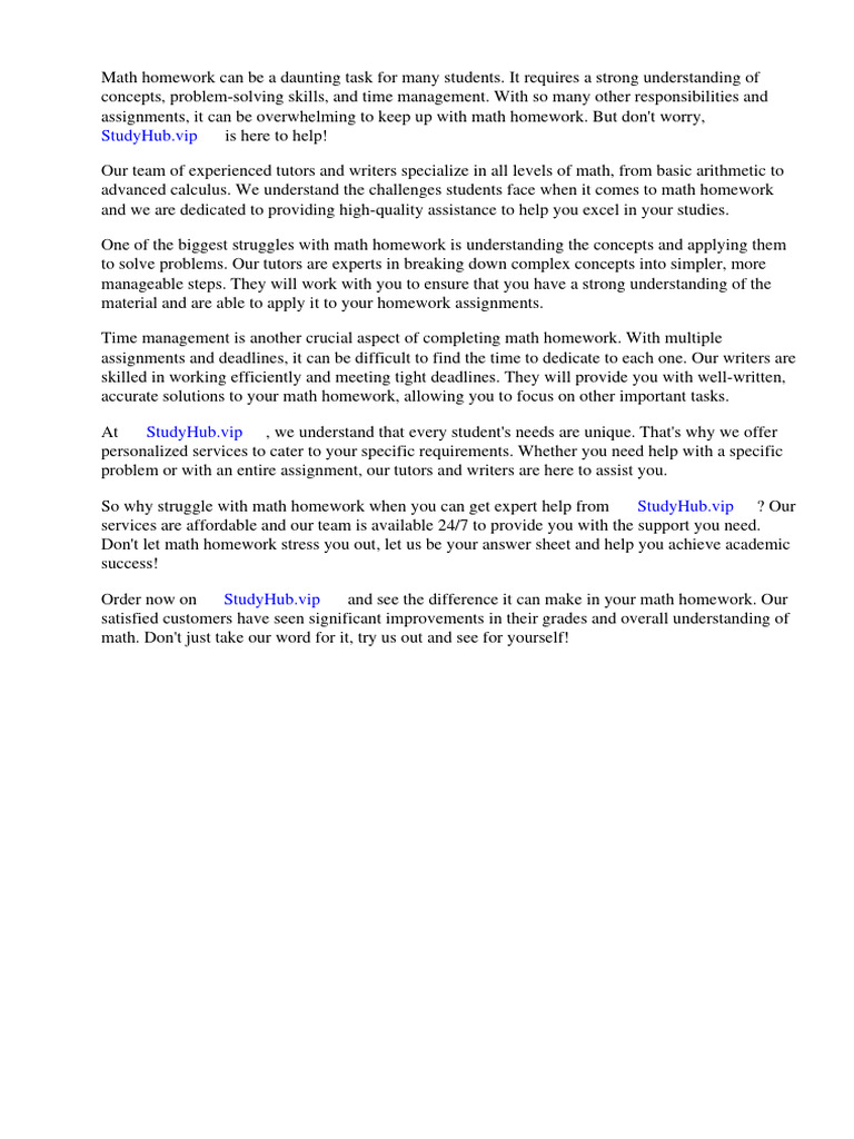 Math Homework Answer Sheet | PDF | Homework | Mathematics