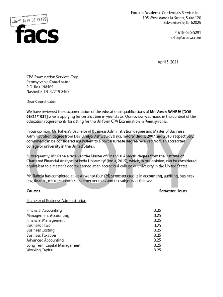 FACS Report | PDF | Economies | Business