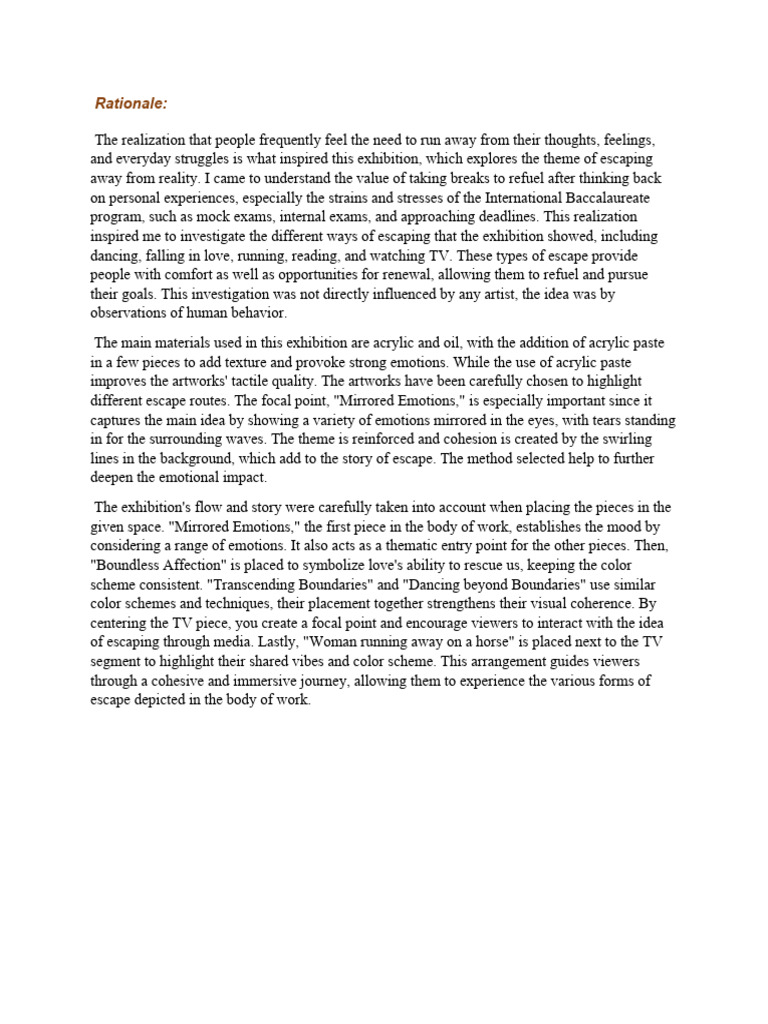 Rationale Feedback Pdf Emotions Psychology