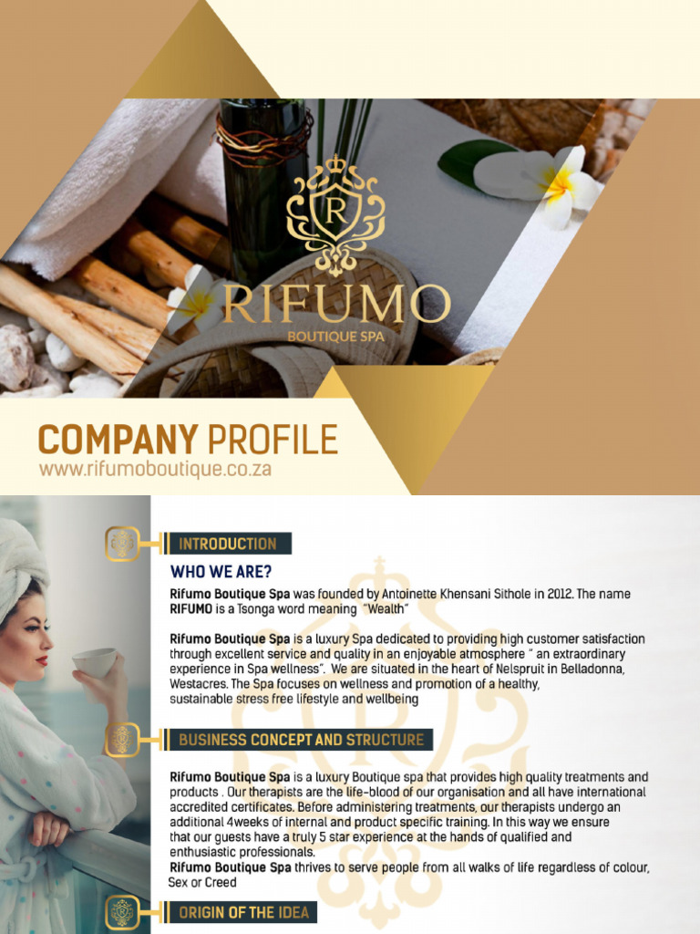 Rifumo Company Profile | PDF