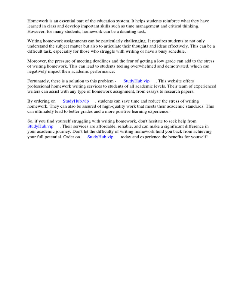 Homework Email | PDF | Homework | Teachers