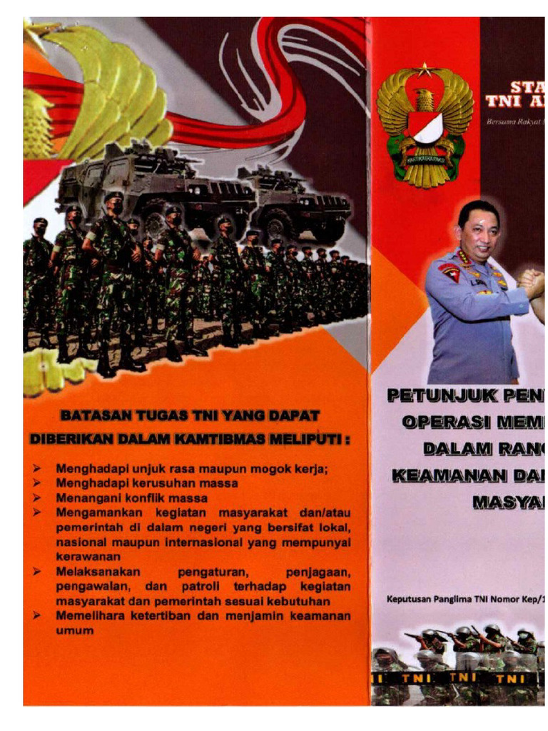 Brosur Bantuan Tni | PDF
