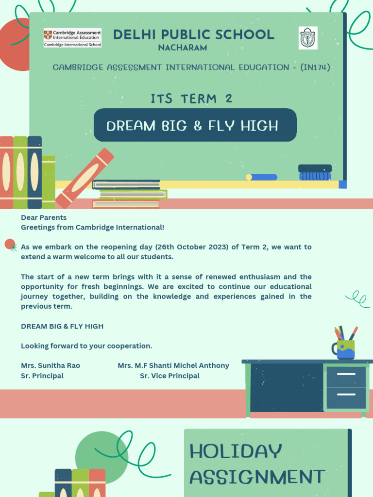 Term 2 - Student Circular | PDF