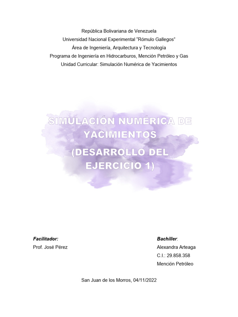 Informe Resolución de Ejercicio Simulación Alexandra | PDF | Margen de error | Ecuaciones