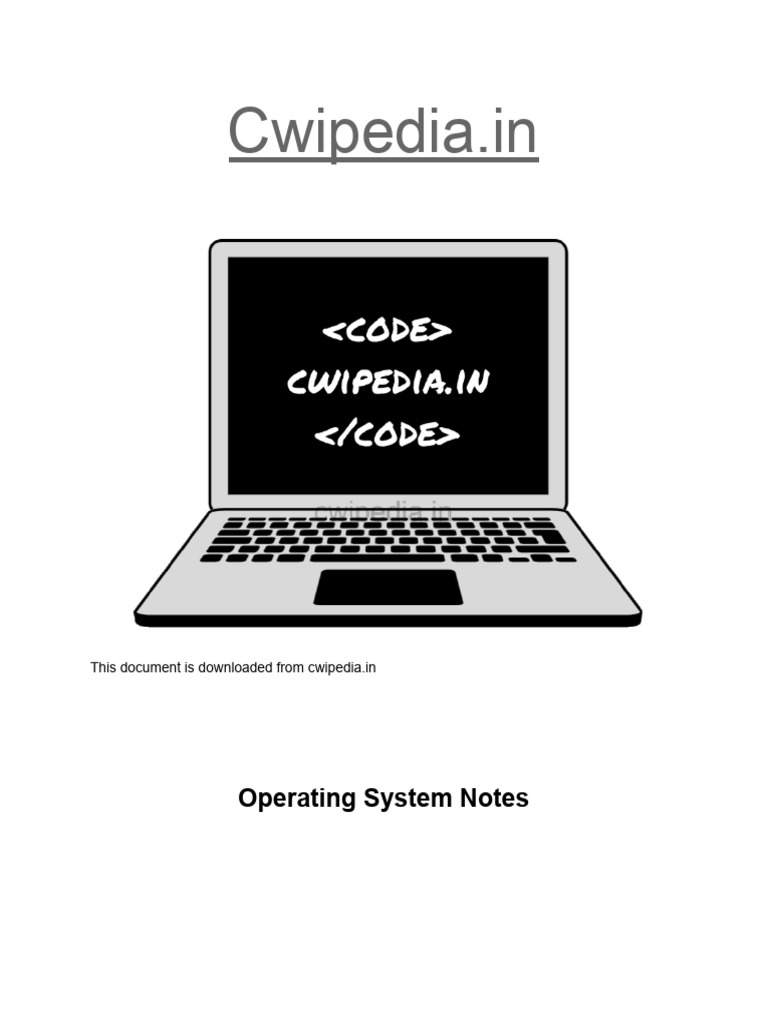 OS Cwipedia - in | PDF | Computer Data Storage | Operating System