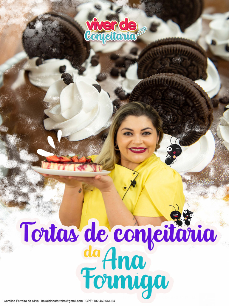 E-Book-Tortas de Confeitaria VDC vs1 | PDF | Chocolate | Leite