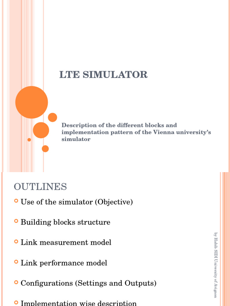 LTE Simulator | PDF | Simulation | Telecommunications Engineering
