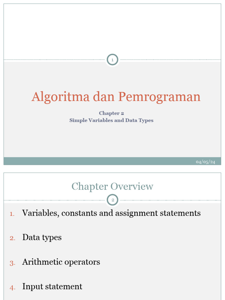 02 Variables And Data Types Pdf Integer Computer Science Data Type 