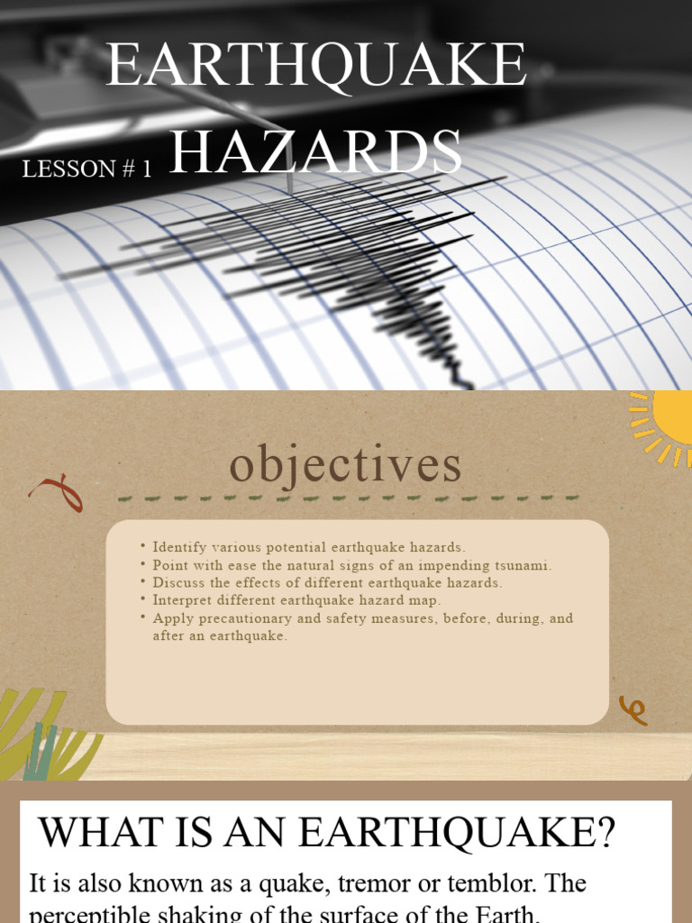 EARTHQUAKE HAZARDS | PDF | Earthquakes | Tsunami