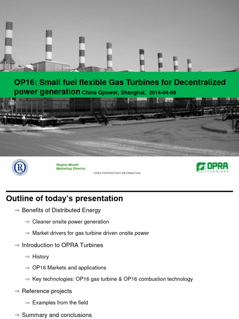 11-Regine Mowill (荷兰QPPA Turbines) | PDF | Cogeneration | Distributed Generation