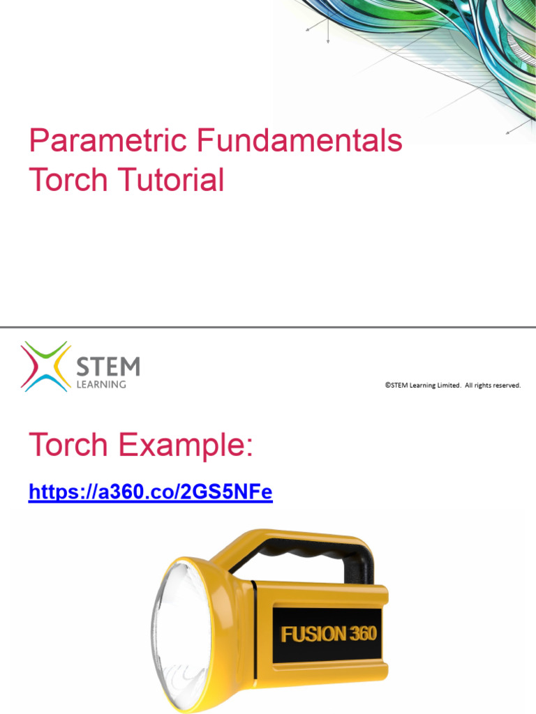 Fusion 360 - Torch Tutorial | PDF | Extrusion | Ellipse