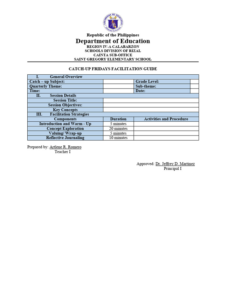 catch-up-friday-dll | PDF