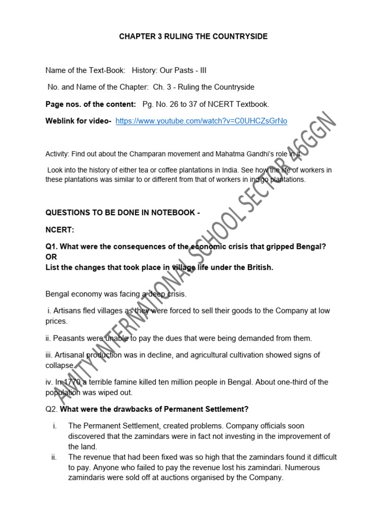 NOTEBOOK Handout - Ruling the Countryside | PDF | Plantation | Agriculture