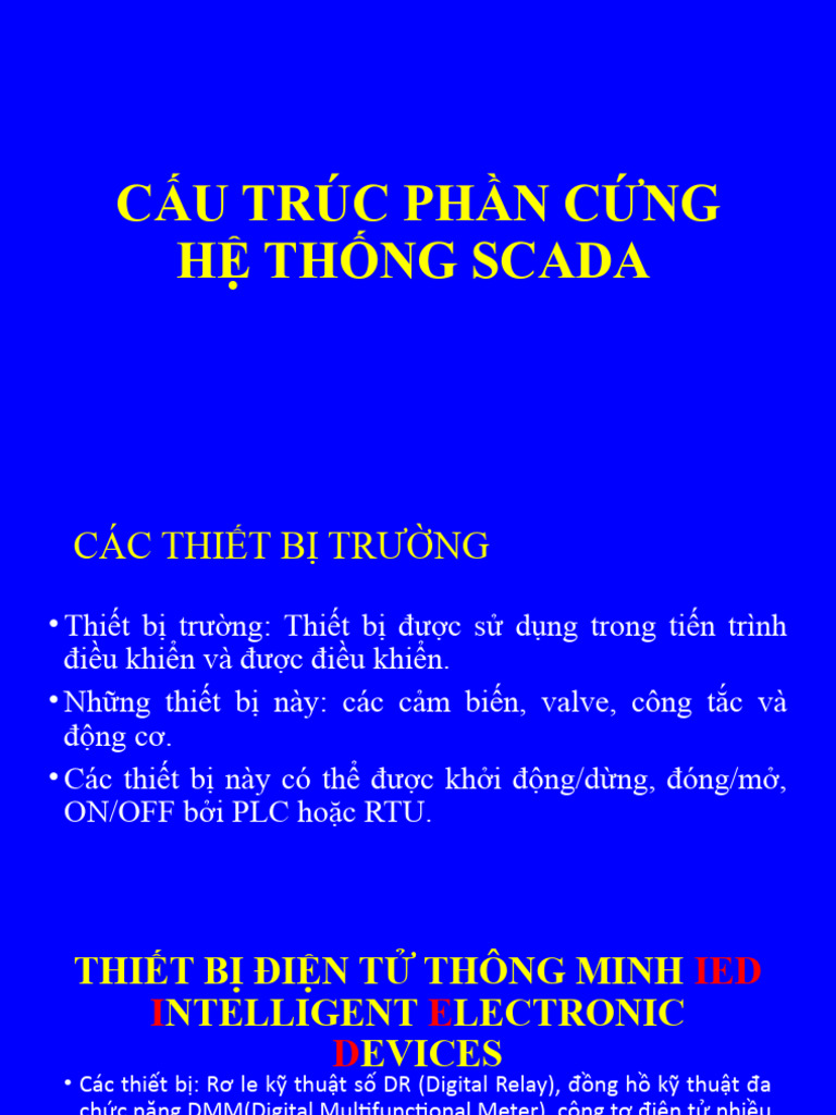 c2 - cấu Trúc Phần Cứng Hệ Thống Scada | PDF