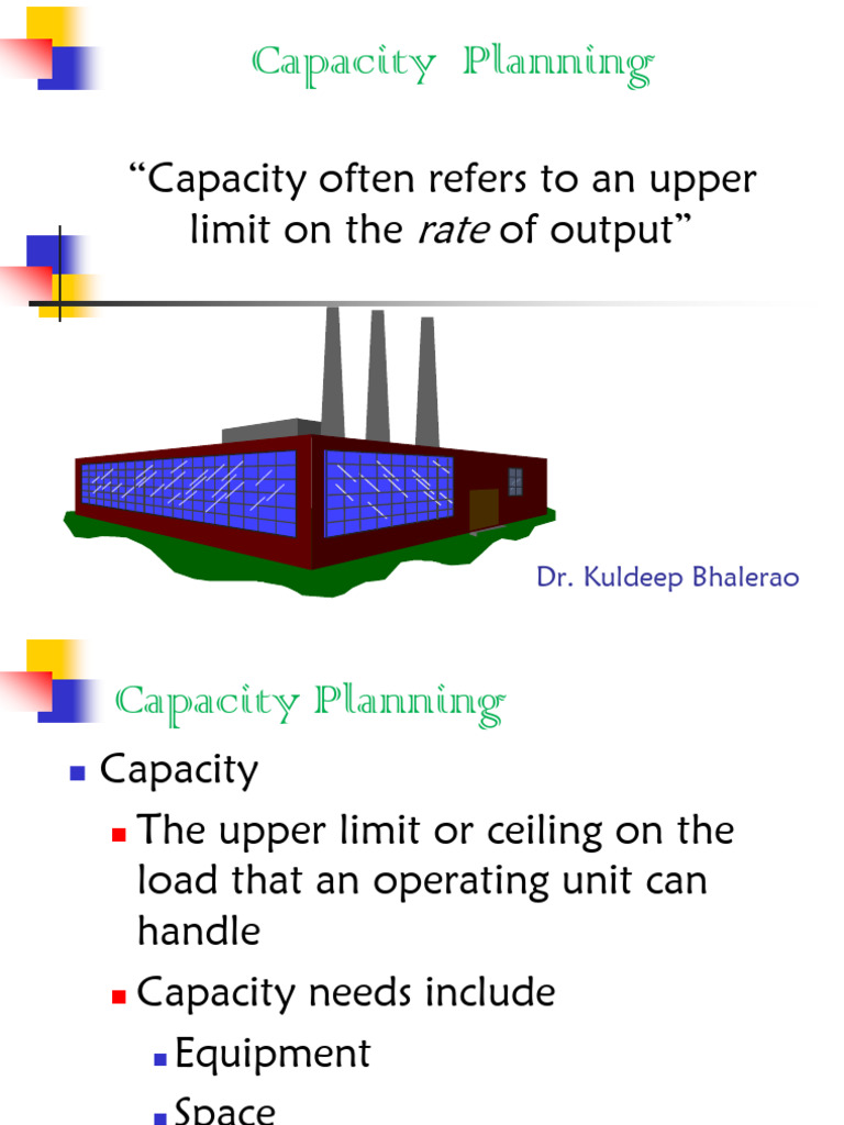 Chapter 6 Capacity and Aggregate Planning | PDF | Strategic Management ...
