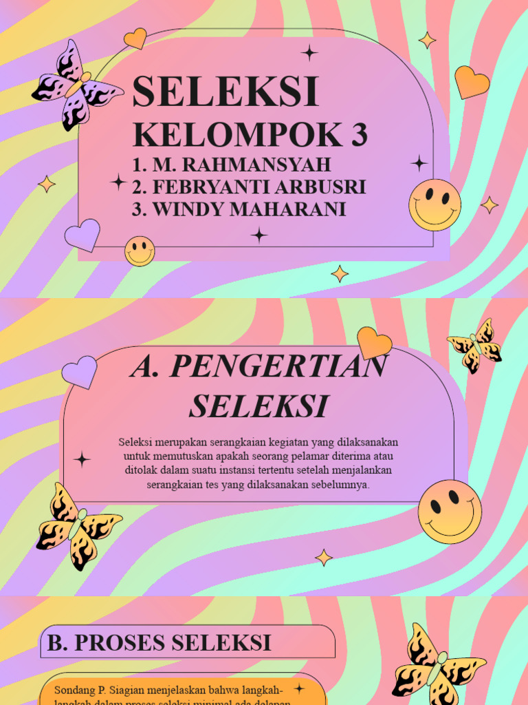 Kel 3 MSDM Seleksi | PDF