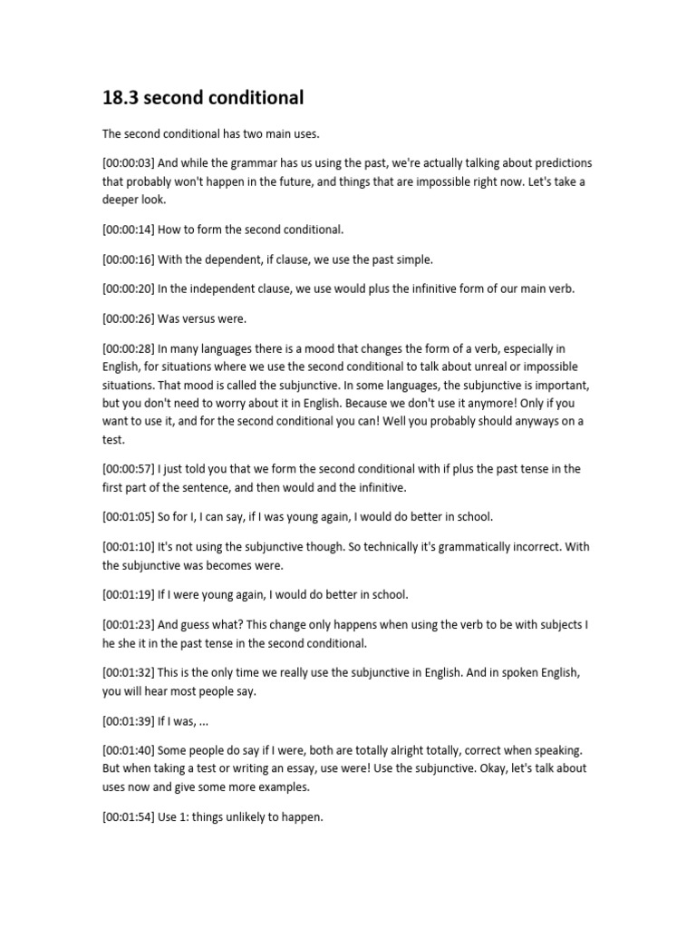 18.3 Transcript | PDF | Verb | Linguistics