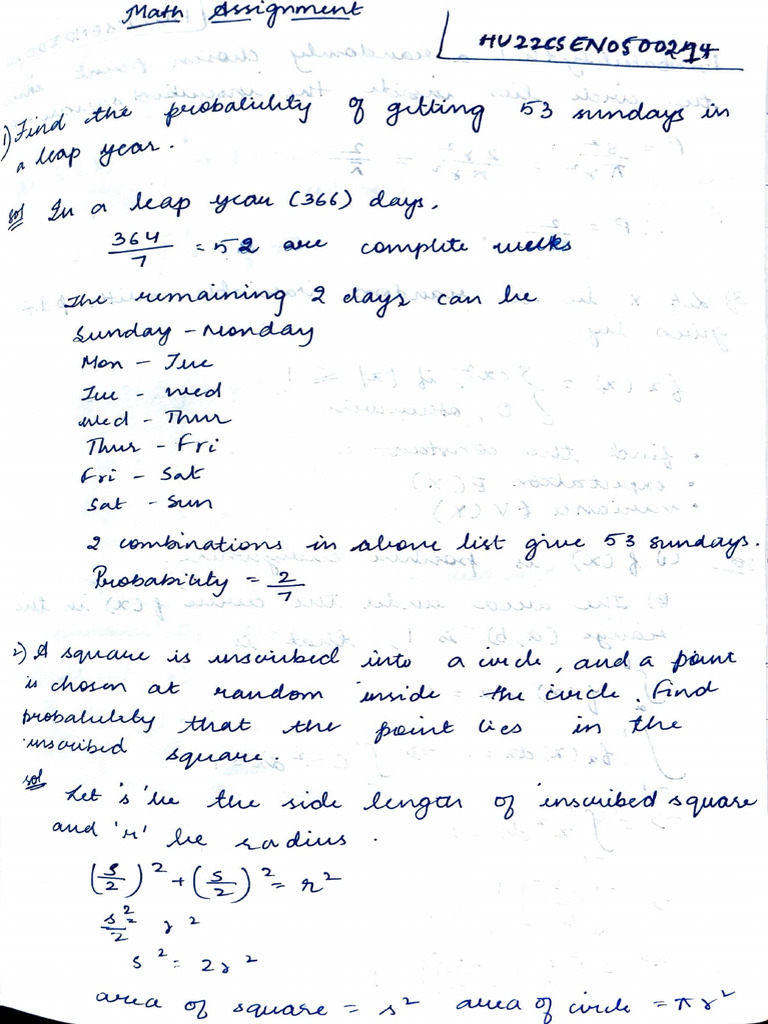 Maths Assignment 1 Pdf