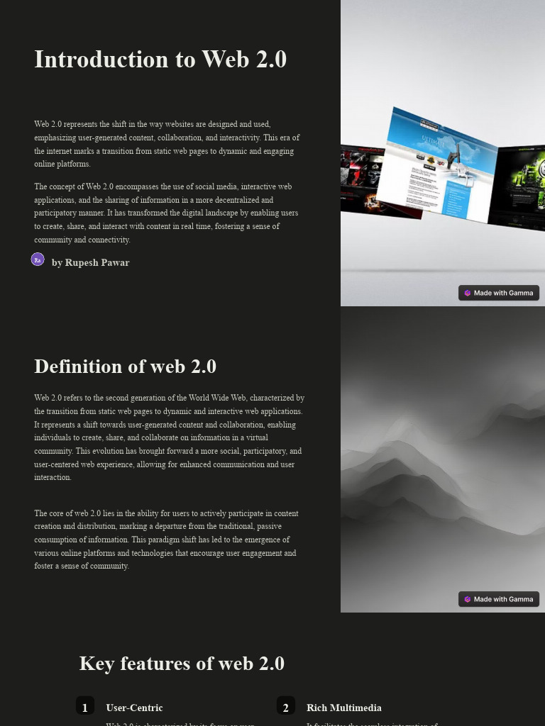 Introduction To Web 20 | PDF | Web 2.0 | World Wide Web