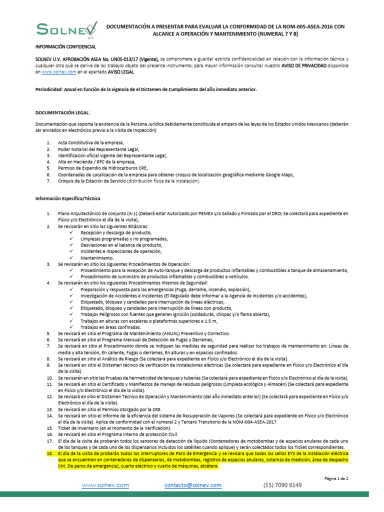 Documentación para NOM-005-ASEA-2016 | PDF | Estación de servicio | Electrónica
