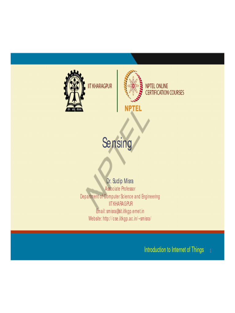 Week-1 C | PDF | Actuator | Internet Of Things